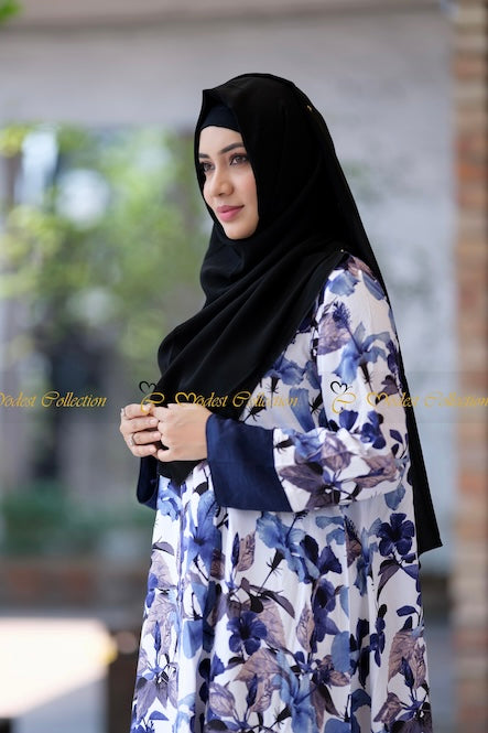 Linen Floral Modest Top for Summer – Modest Collection