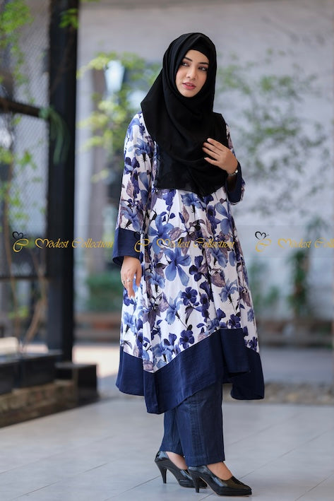 Linen Floral Modest Top for Summer – Modest Collection